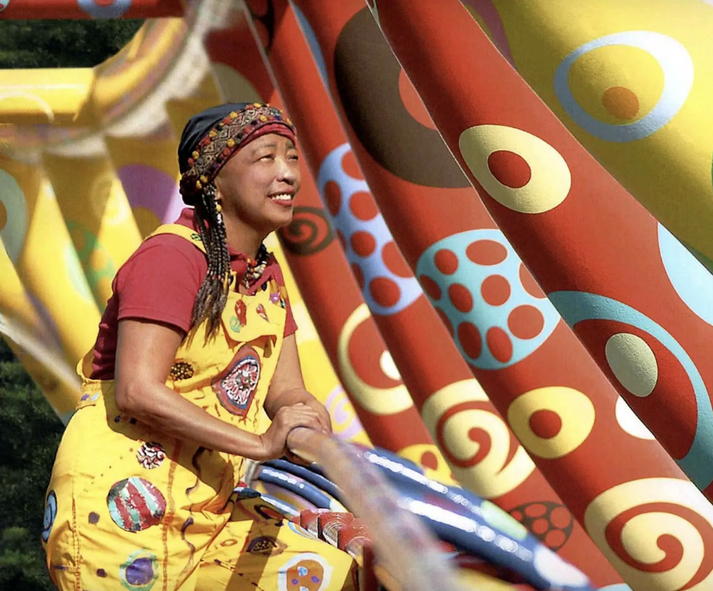 Pacita's Painted Bridge by Jack Garrity – Archivo 1984